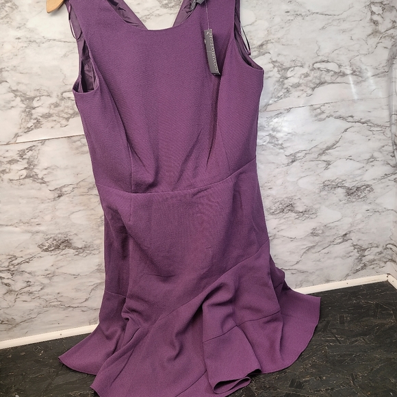 Covington | Dresses | Covington Fit Flare Dress Purple New Womens 2 ...